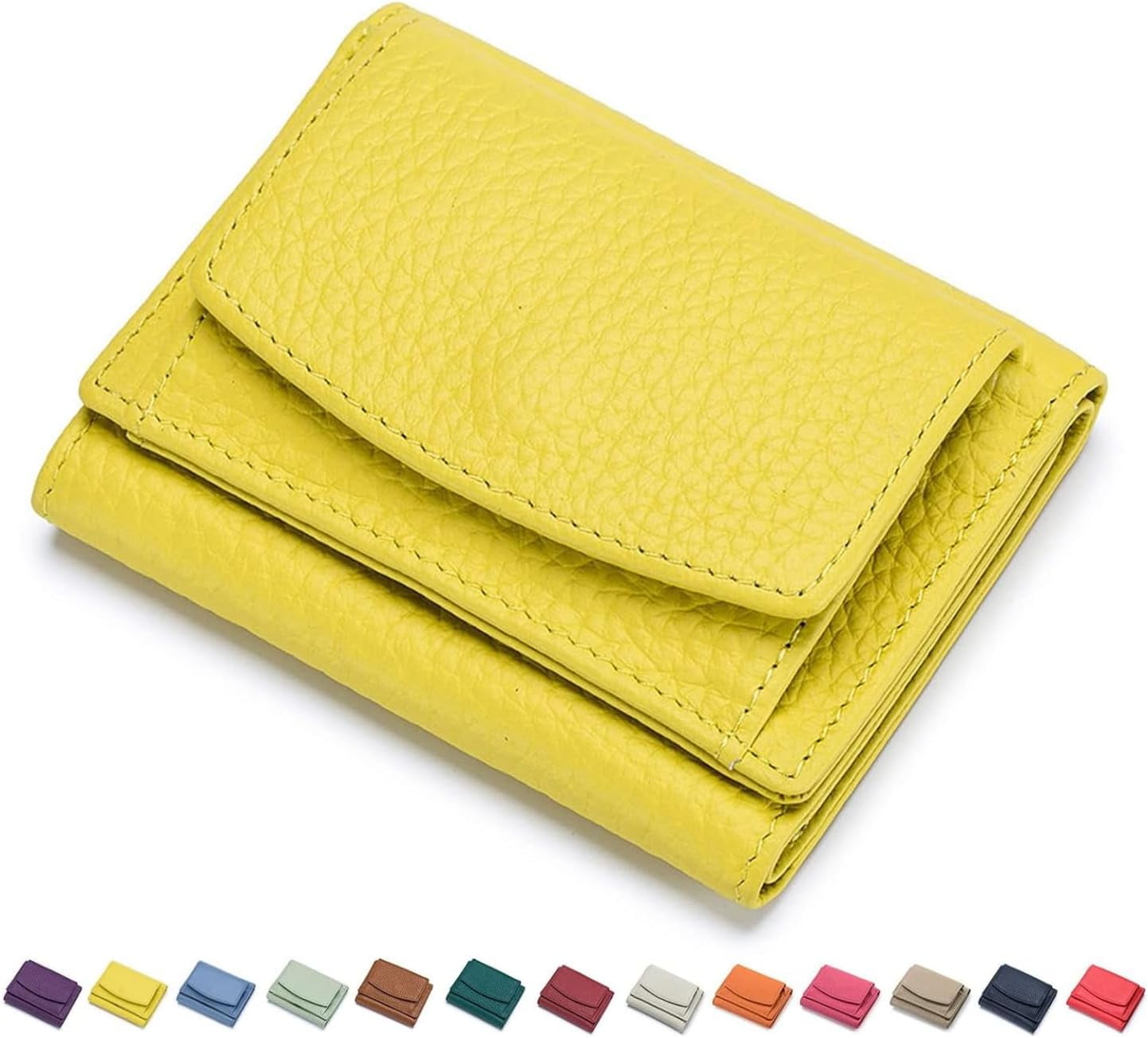 Slim Wallet for Women, Credit Card Holder RFID Blocking 6 Card Slots ...