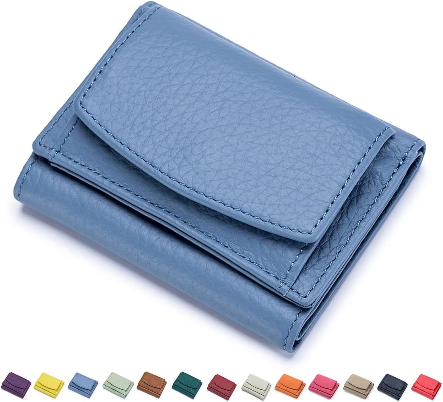 Slim Wallet for Women, Credit Card Holder RFID Blocking 6 Card Slots ...