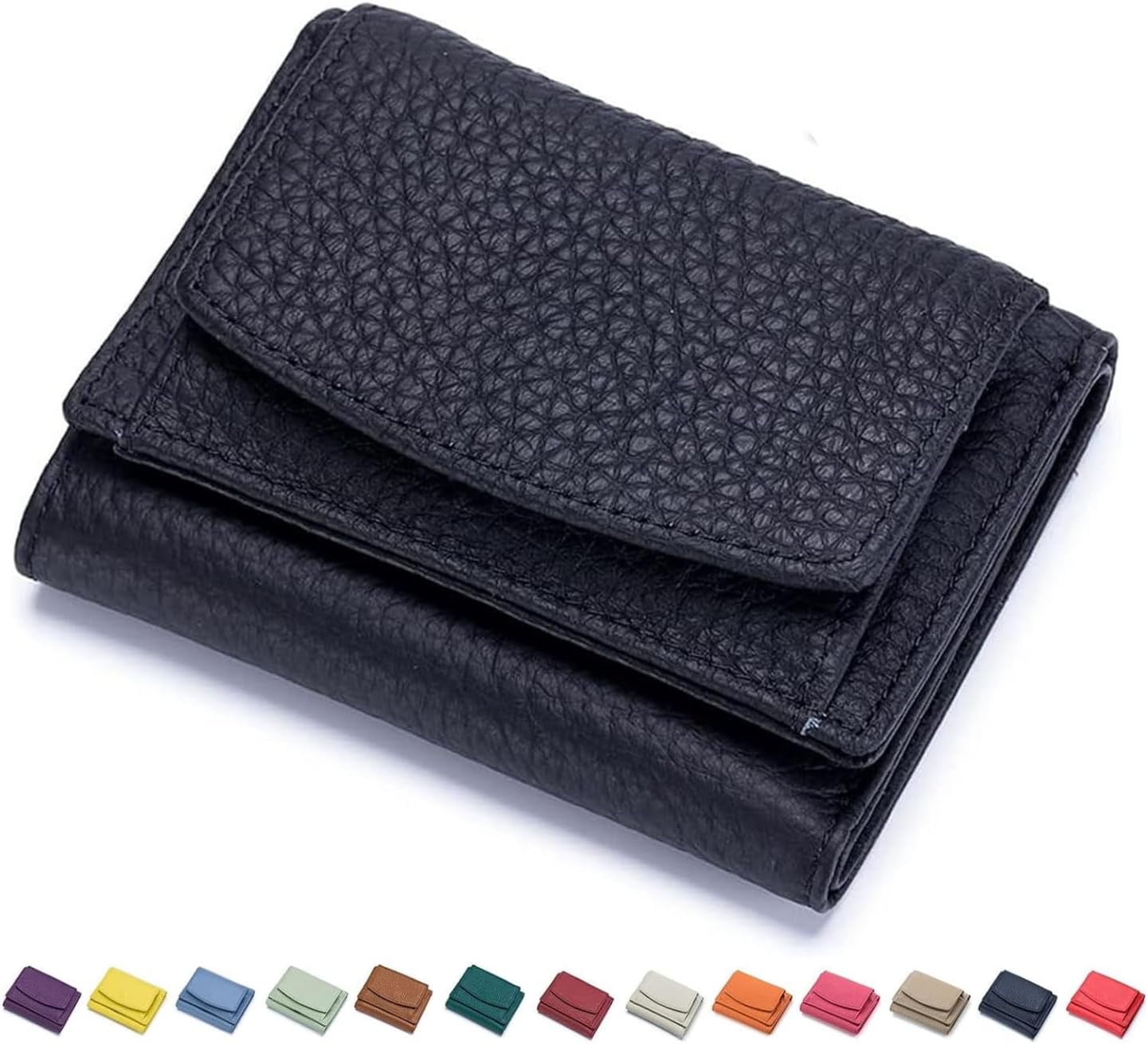 Slim Wallet for Women, Credit Card Holder RFID Blocking 6 Card Slots ...