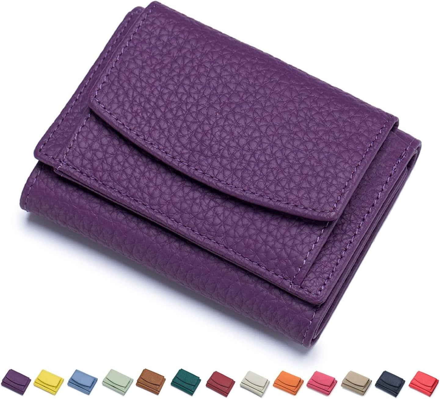 Slim Wallet for Women, Credit Card Holder RFID Blocking 6 Card Slots ...