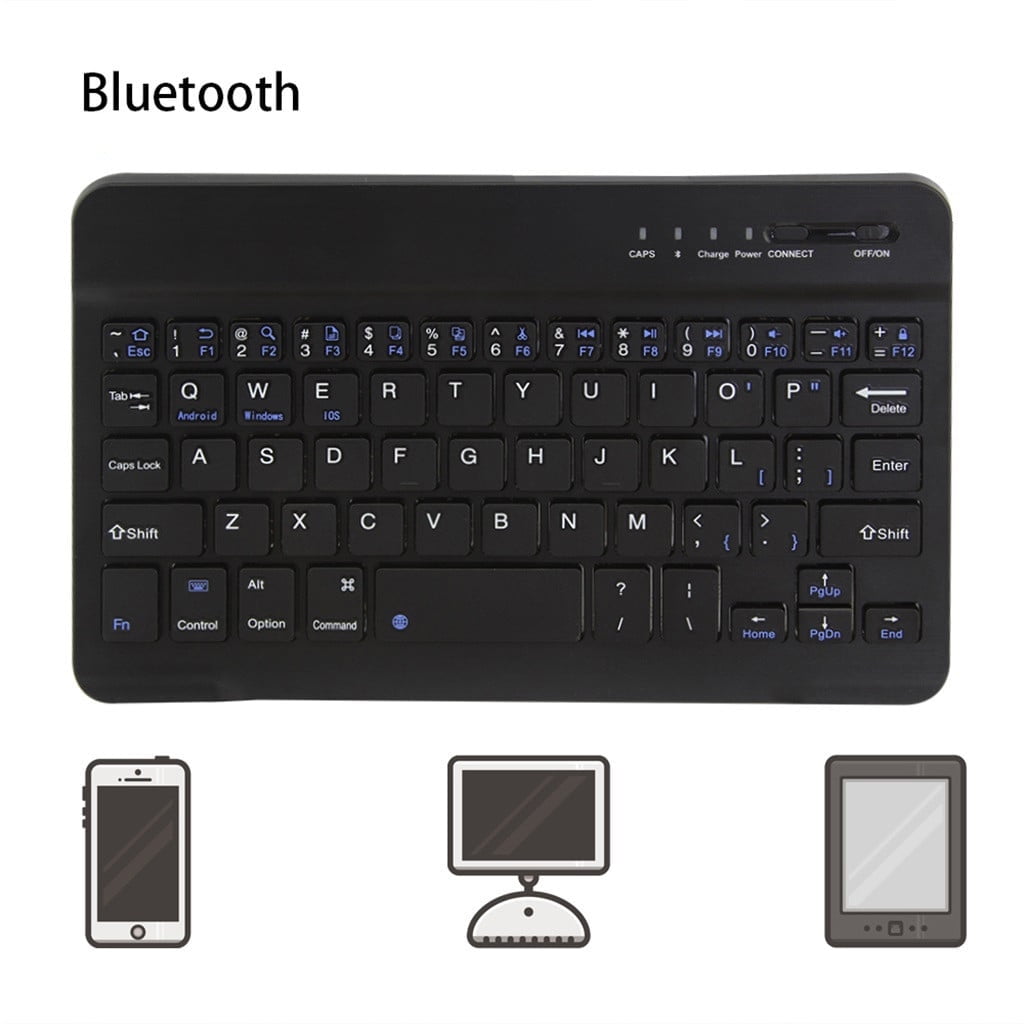 Slim Wireless Bluetooth Keyboard For iMac/iPad Android Phone Laptop ...
