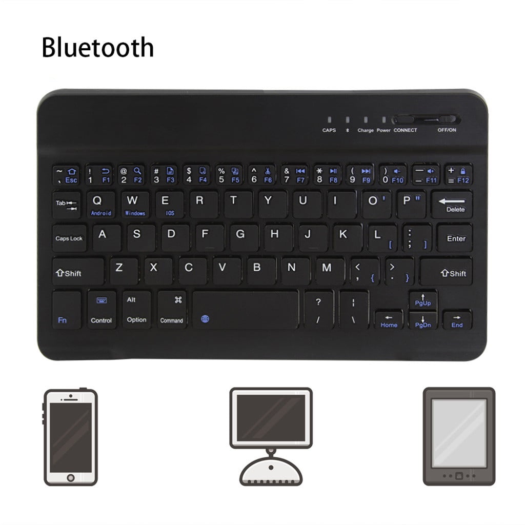 Slim Wireless Bluetooth Keyboard For iMac/iPad Android Phone Laptop ...