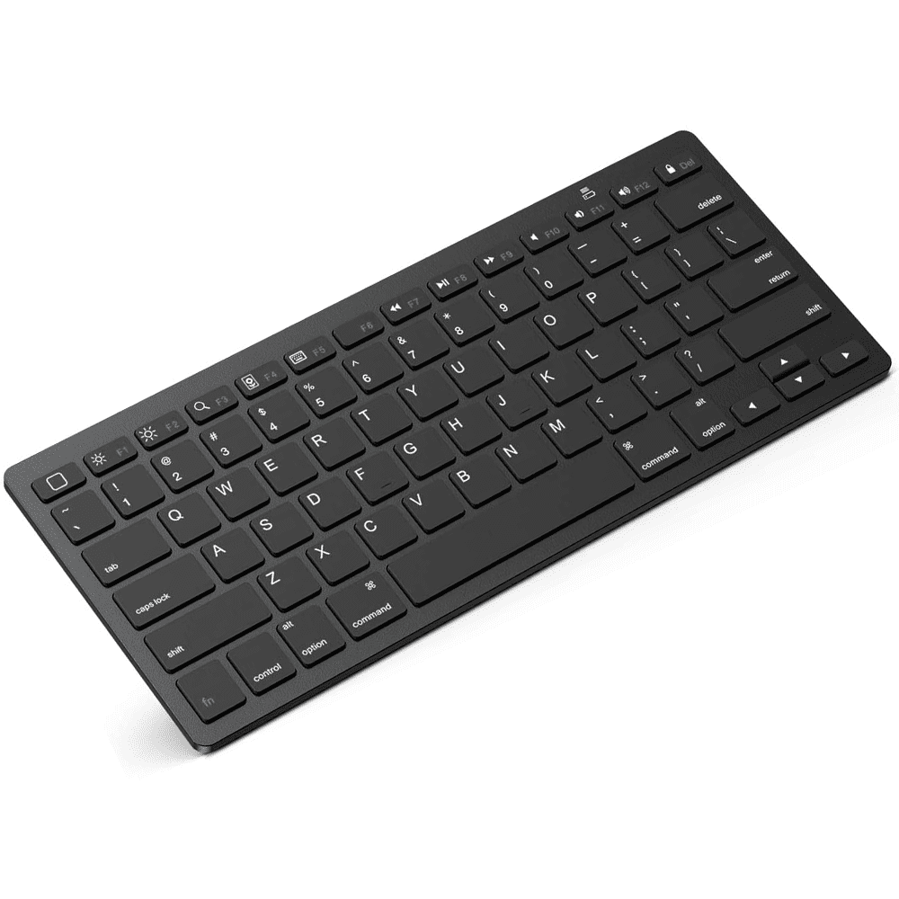 Slim Wireless Keyboard, 2.4 Ghz 78-Key Mini Wireless Keyboard With Usb ...