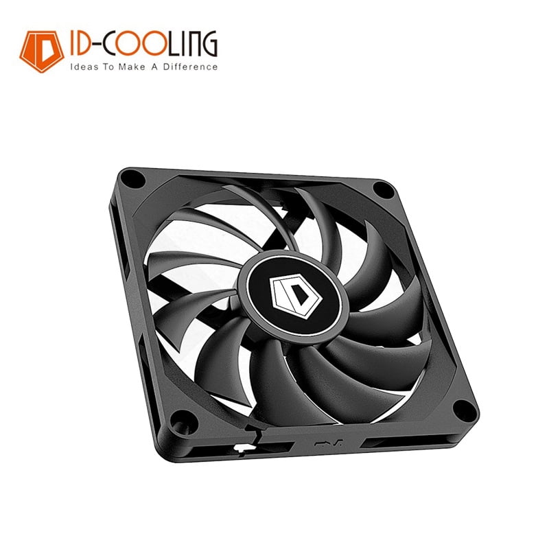 Slim and Quiet ID-COOLING 8010 8cm Small Fan with 4-Pin PWM Intelligent ...