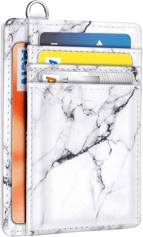 Slim Front Pocket Wallet RFID ID Card Holder Cute Small Wallet with ...