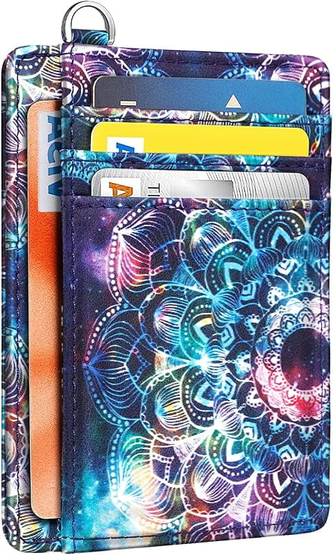 Slim Front Pocket Wallet RFID ID Card Holder Cute Small Wallet with ...