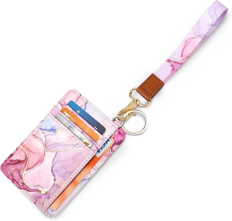 Slim Front Pocket Wallet RFID ID Card Holder Cute Small Wallet with ...