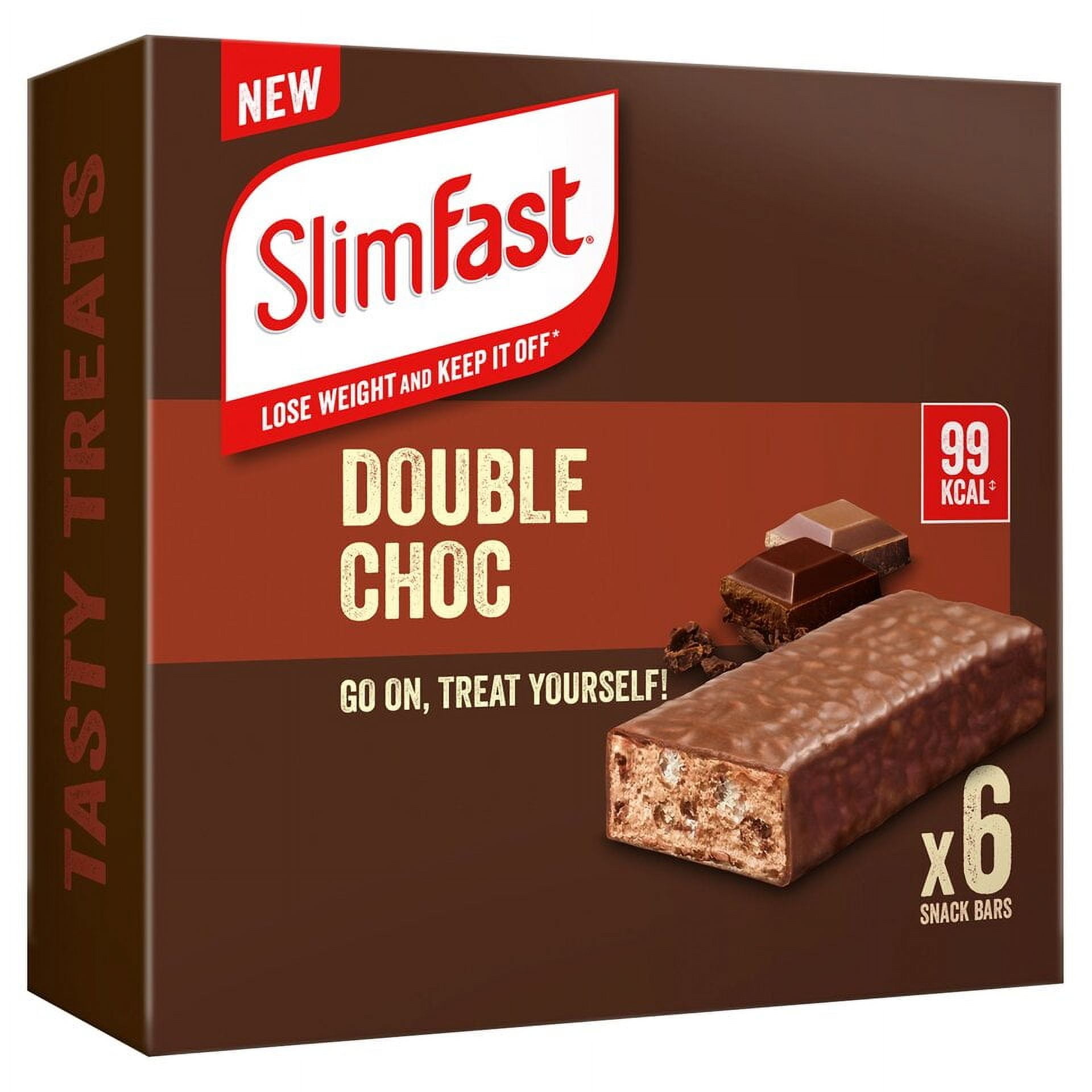 SlimFast Double Choc Bar 6pk 150g - Walmart.com