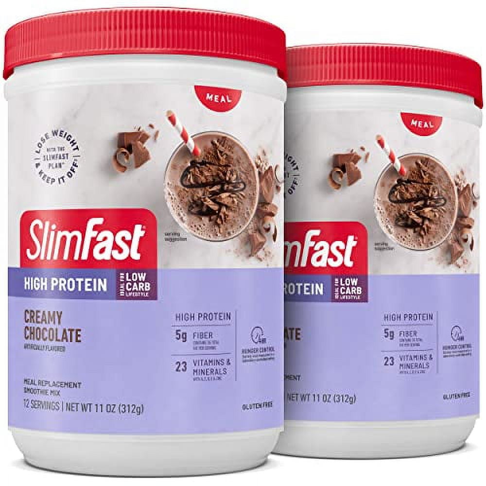 SlimFast High Protein Meal Replacement Shake Powder, 24 Servings ...