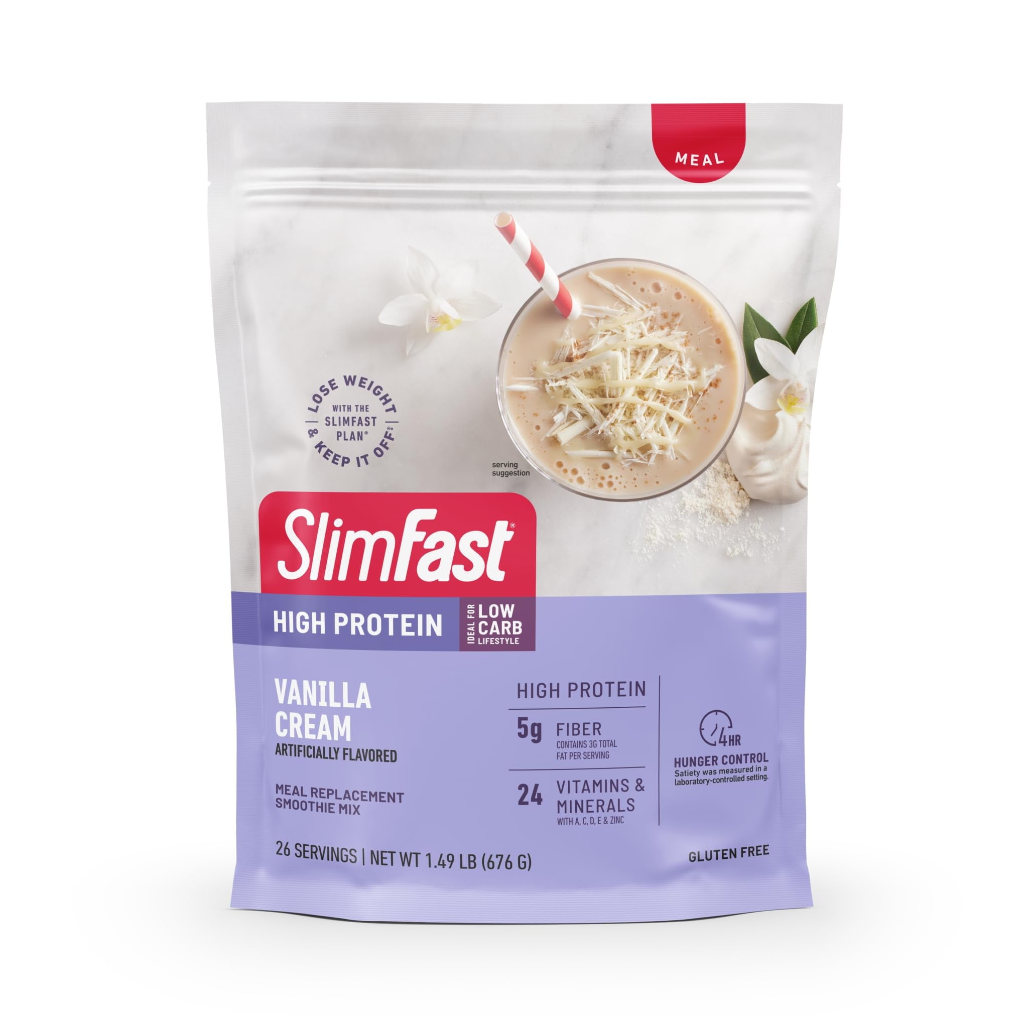 SlimFast High Protein Vanilla Cream Meal Replacement Shake Mix for ...