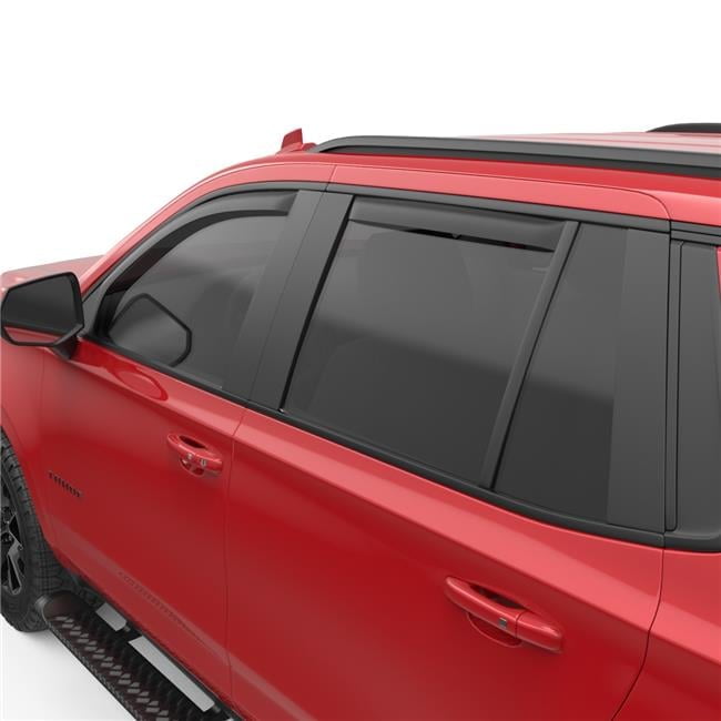 SlimLine 571885 EGR in-Channel Window Visors - Front & Rear, Matte ...