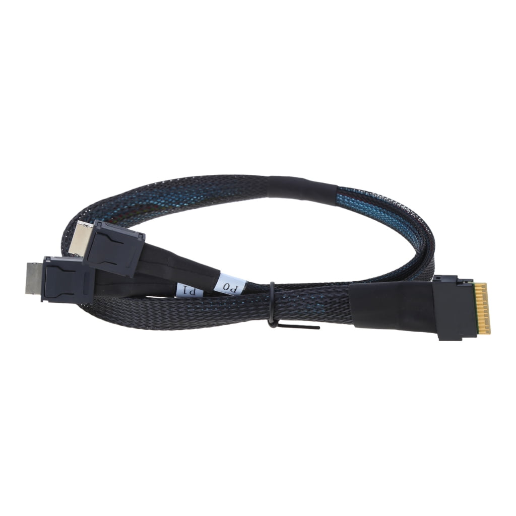 SlimSAS SFF-8654 8X to Oculink SFF-8611 4X 4ix2 Cable for Fast Data ...