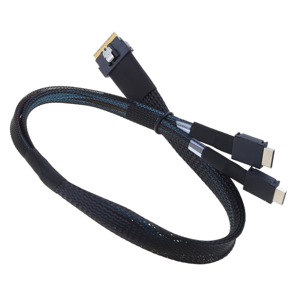 SlimSAS SFF-8654 8X to Oculink SFF-8611 4X 4ix2 Cable for Fast Data ...