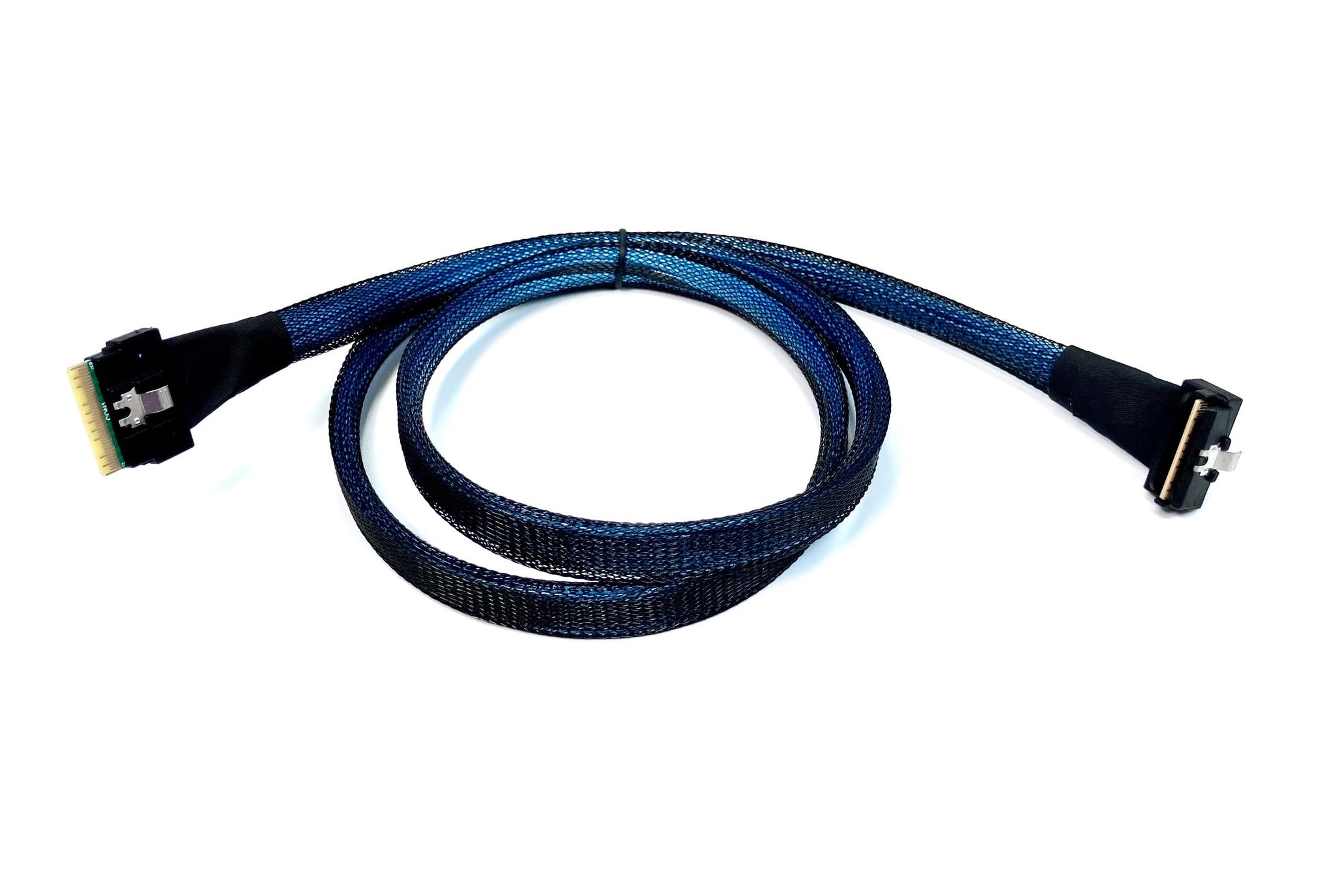 SlimSas Straight 8i to Low Profile Right Angle 8i - 1 Meter - Walmart.com
