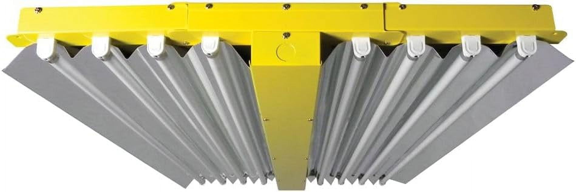 SlimStar 4 Foot 8 Lamp High Output T5 Fluorescent Grow Light Fixture ...