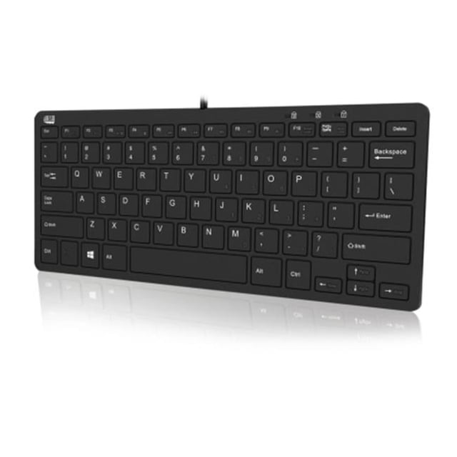 SlimTouch Mini USB Keyboard With Hubs - Walmart Business Supplies