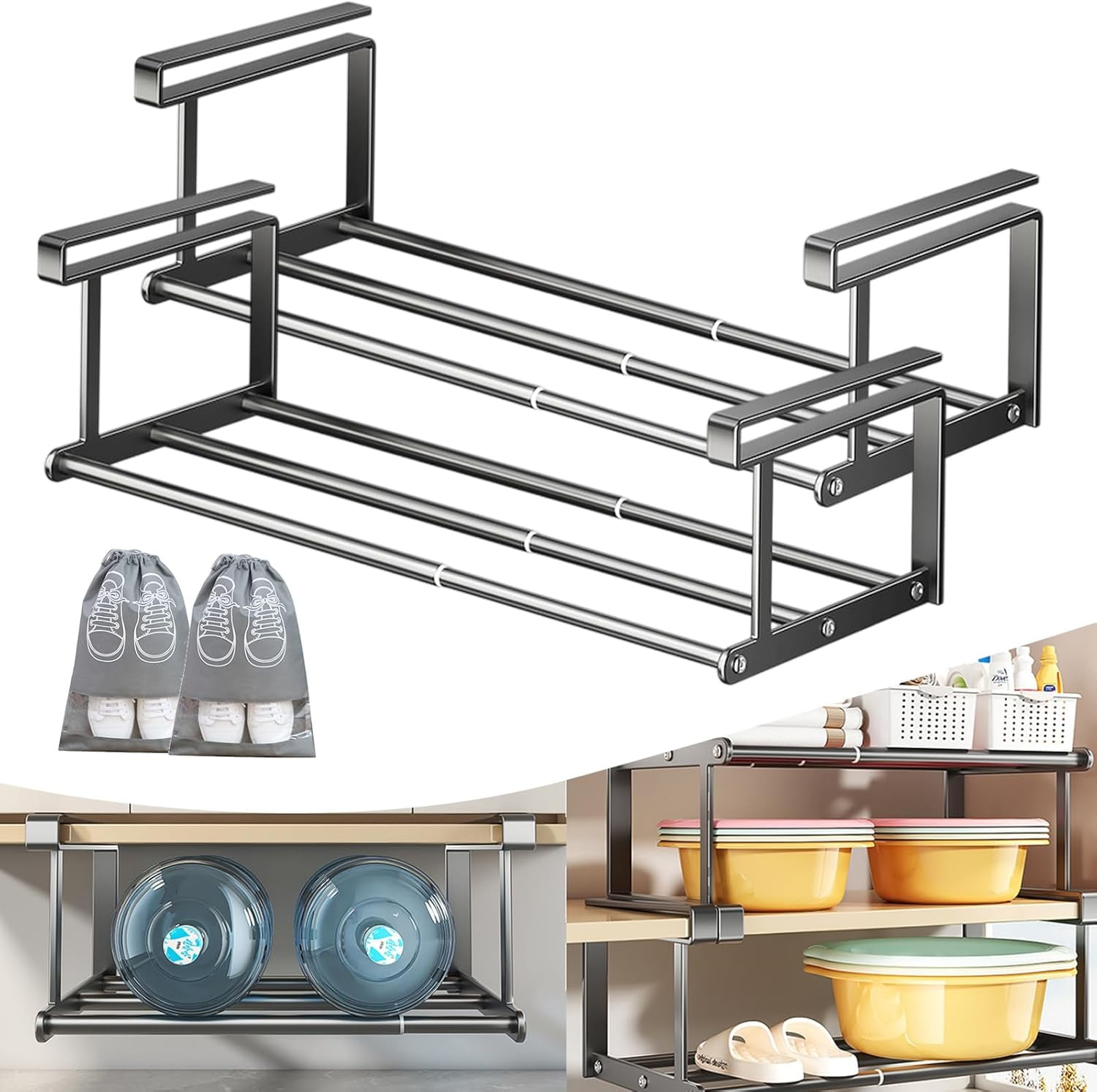Slimdescent Cabinet Telescopic Shelf, Slim Descent Cabinet Tiers ...