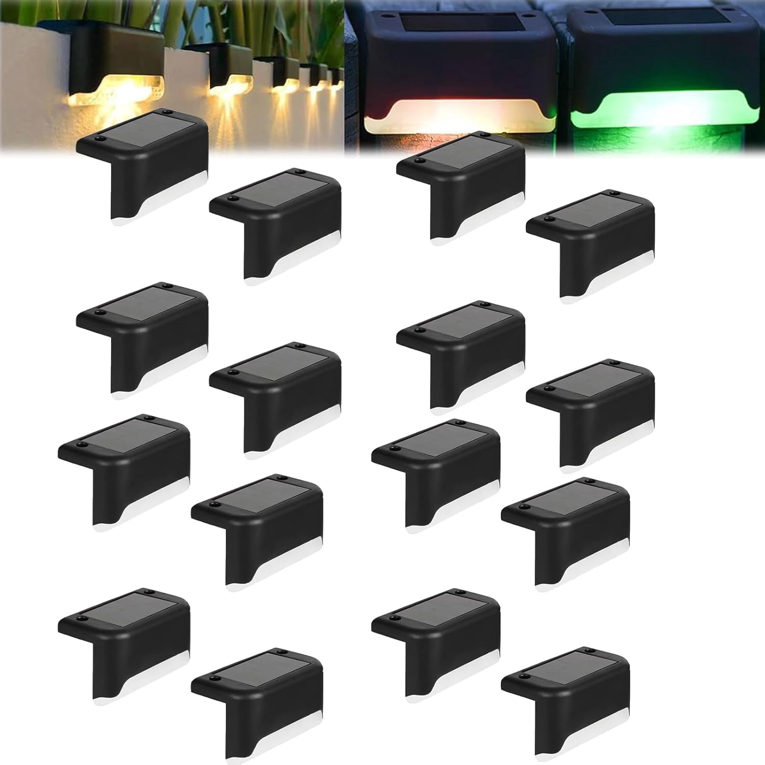 Slimdescent Solar Step Lights, Slimdescent Deck Lights, Solar Deck ...
