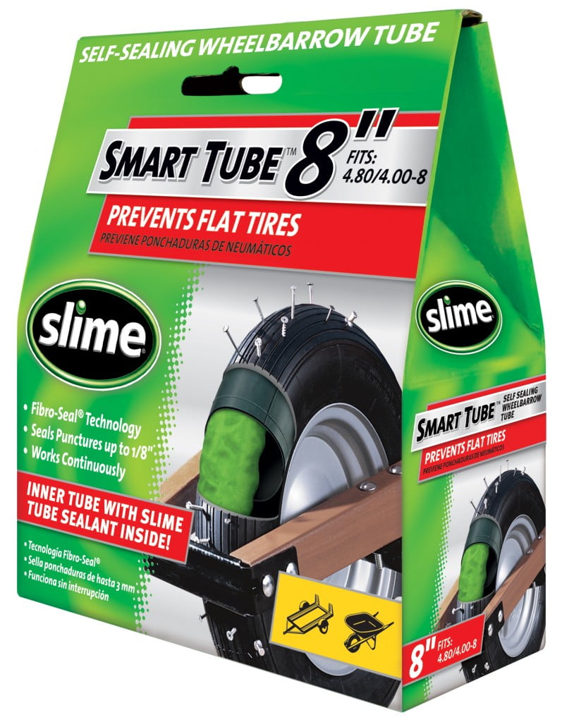 Slime 30012 Smart Tube Self-Sealing Wheelbarrow Inner Tube, 8", Each ...