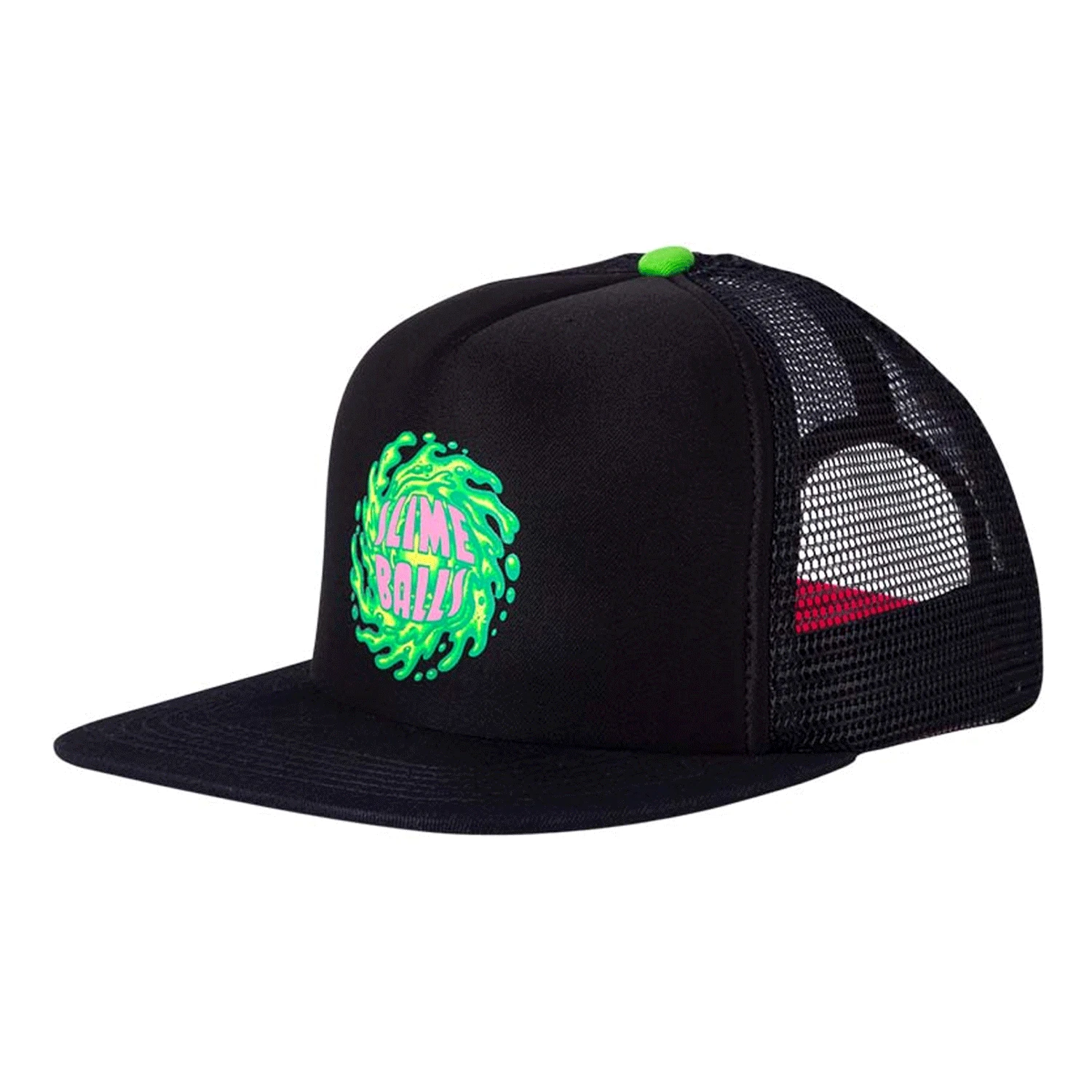 Slime Balls Skateboard Hat SB Logo High Profile Black - Walmart.com