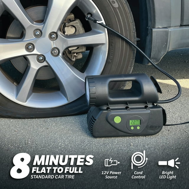 Slime Deluxe Digital 12v Tire Inflator Inflates a standard tire in 4 ...