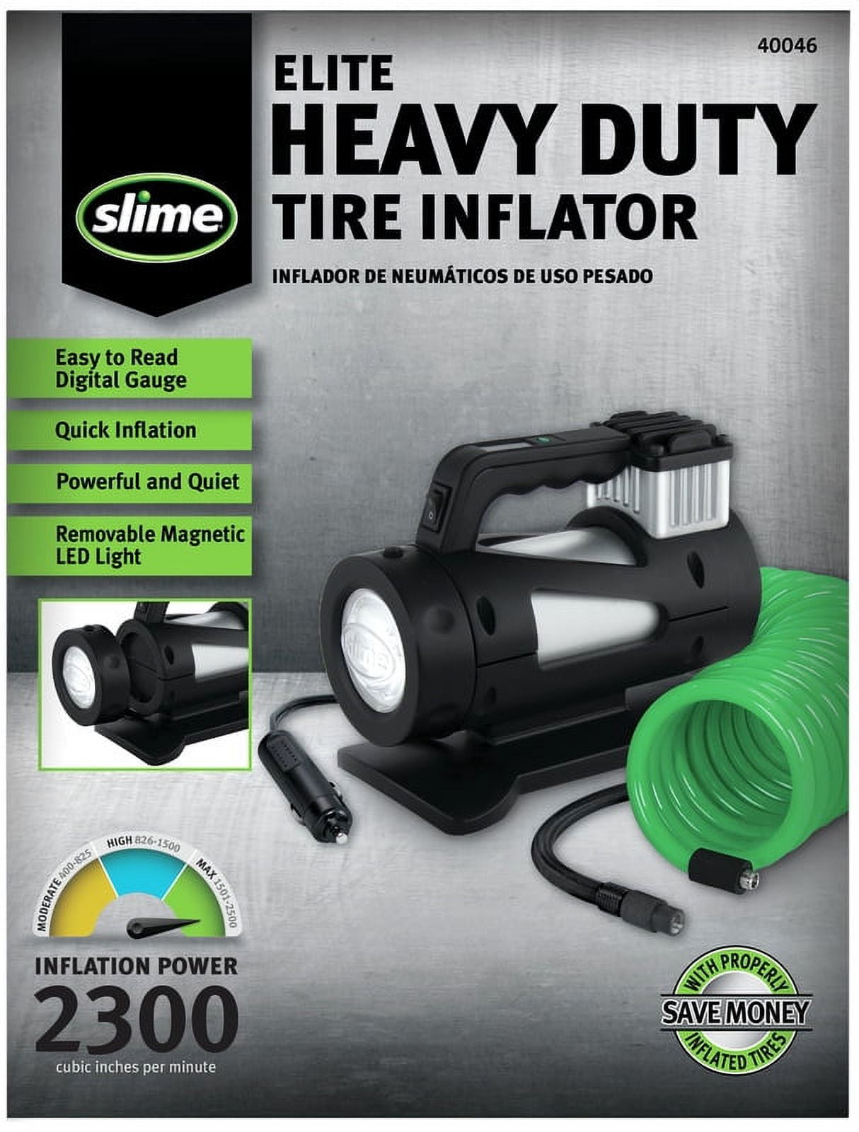 Slime Heavy Duty Elite Tire Inflator - 40046 - Walmart.com