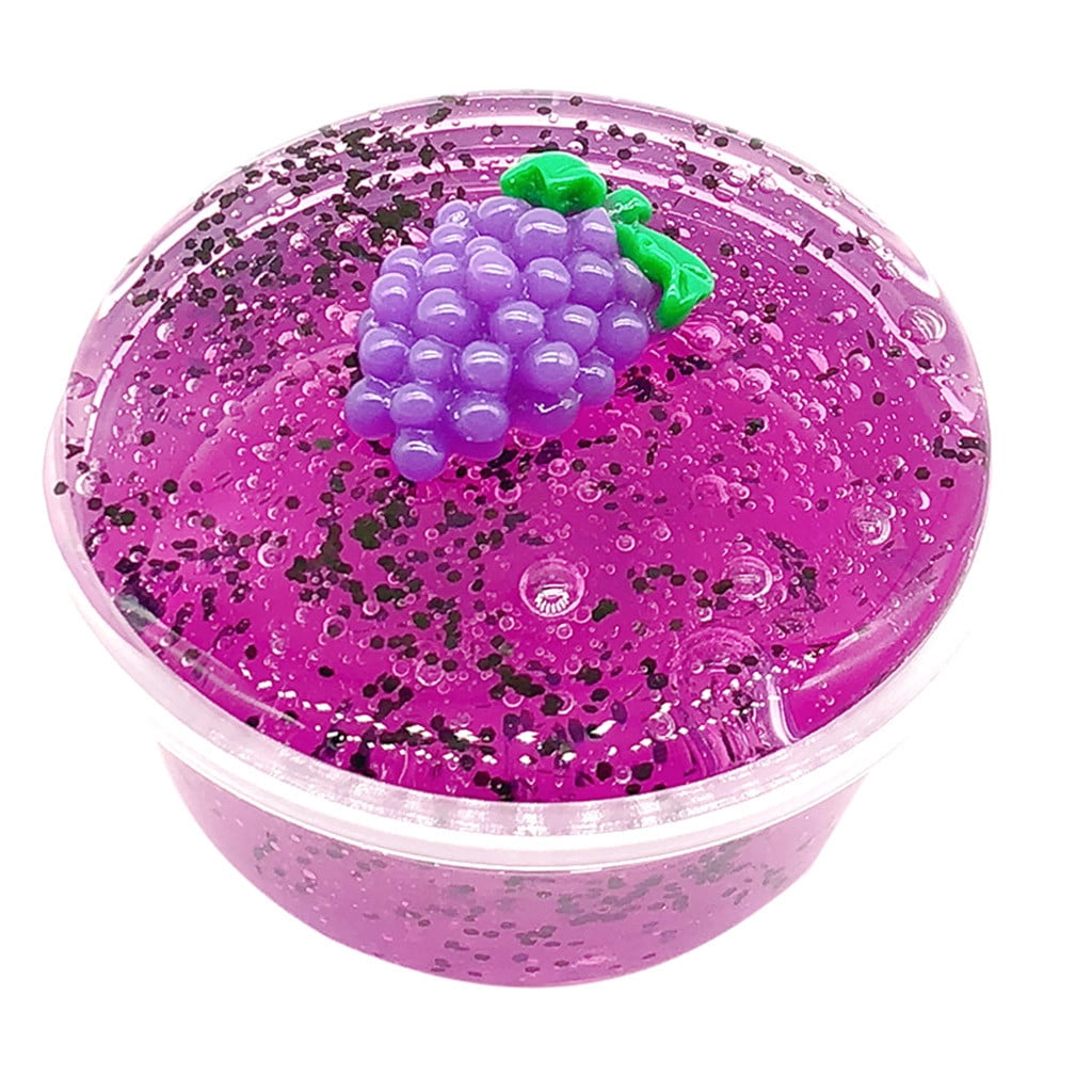 Slime Kids Toys Slime for Kids 60ml Grape Mud Slime Scented Stress ...