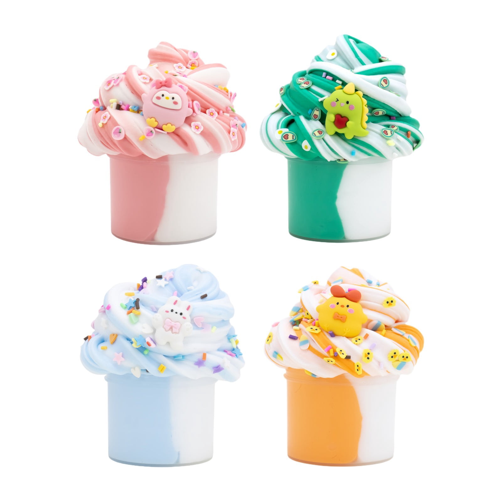 Slime Kit under $5! Yannianjz 70ml Furry Cloud Butter SlimeToy, Non ...