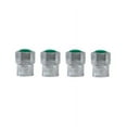 Slime Nitrogen Replacement Metal Valve Caps Green - 20230 - Walmart ...