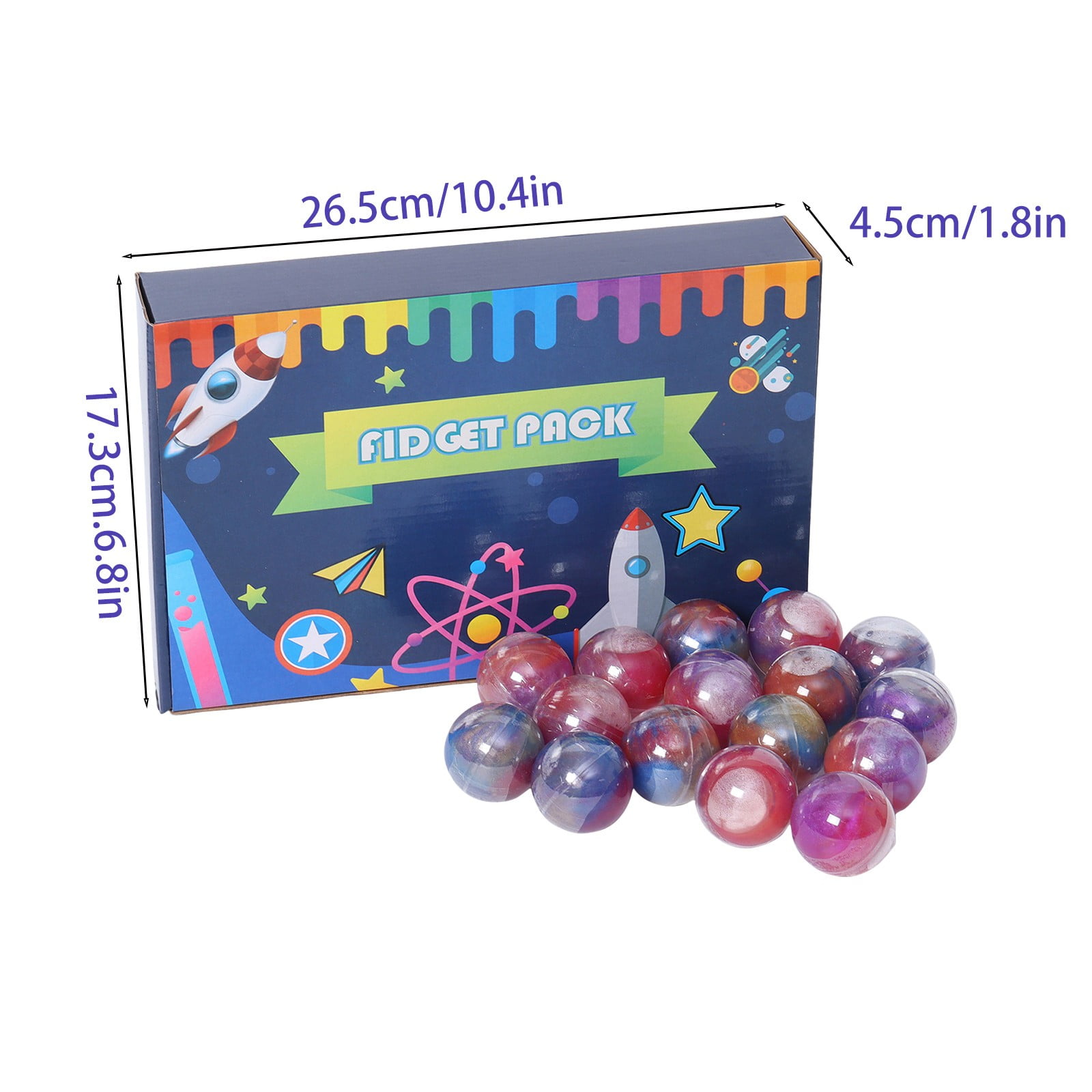 Slime Party Favors, 24 Pack Mixed Colors Galaxy Slime Ball Party Favors ...