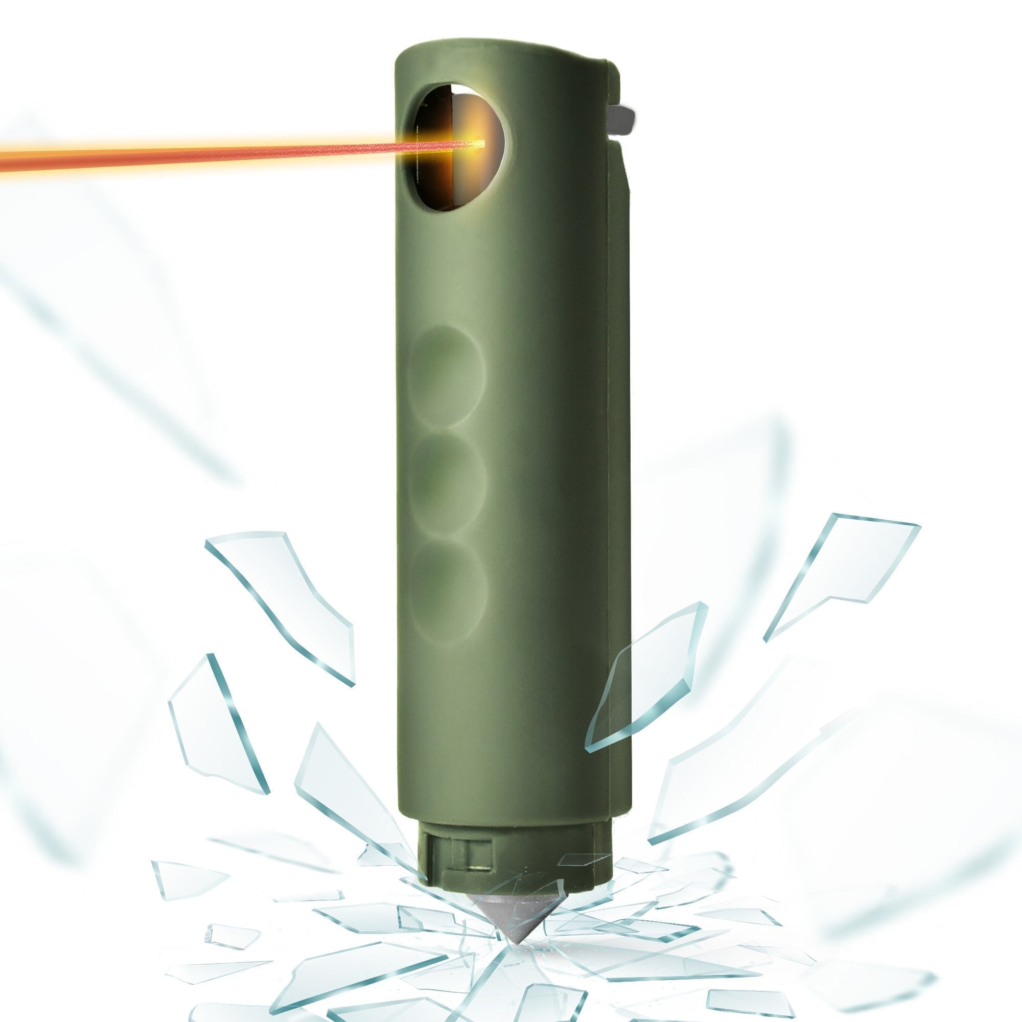 Slime Pepper Spray with Window Breaker, 16 ft Range, Moss Green ...