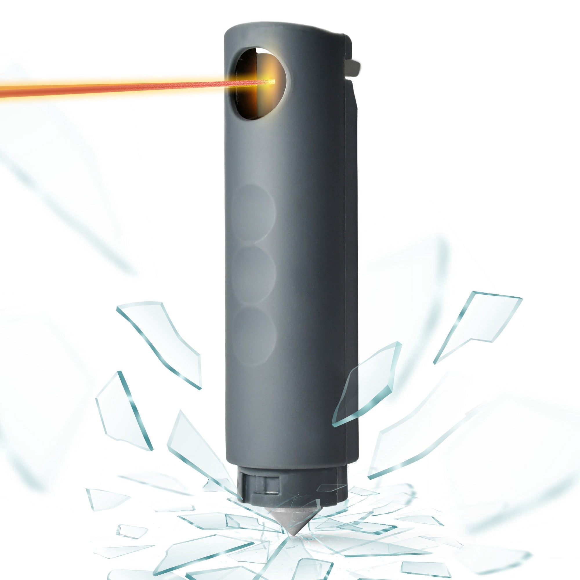 Slime Pepper Spray With Window Breaker, 16 ft Range, Dark Grey Keychain ...