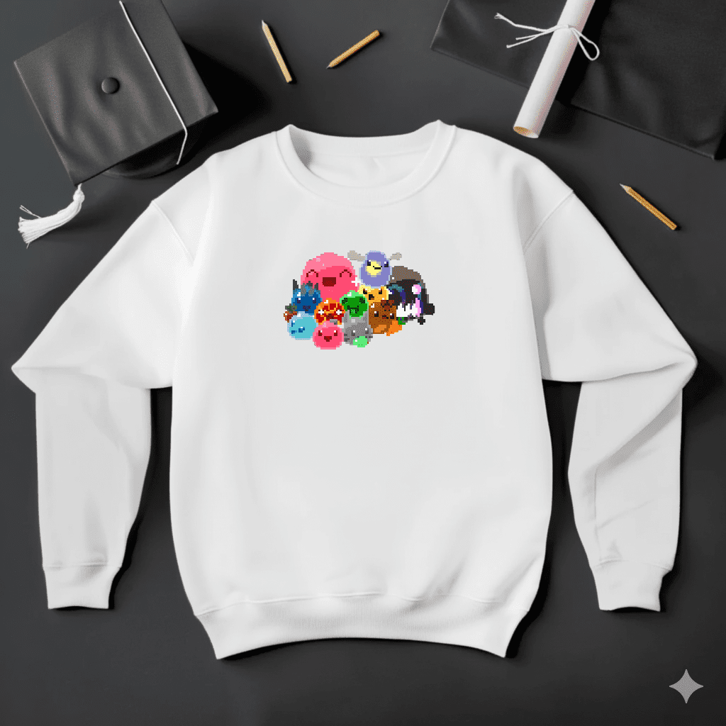 Slime Rancher 8-Bit Pixel Video Game Cute Anime Retro Fan Sweatshirt ...