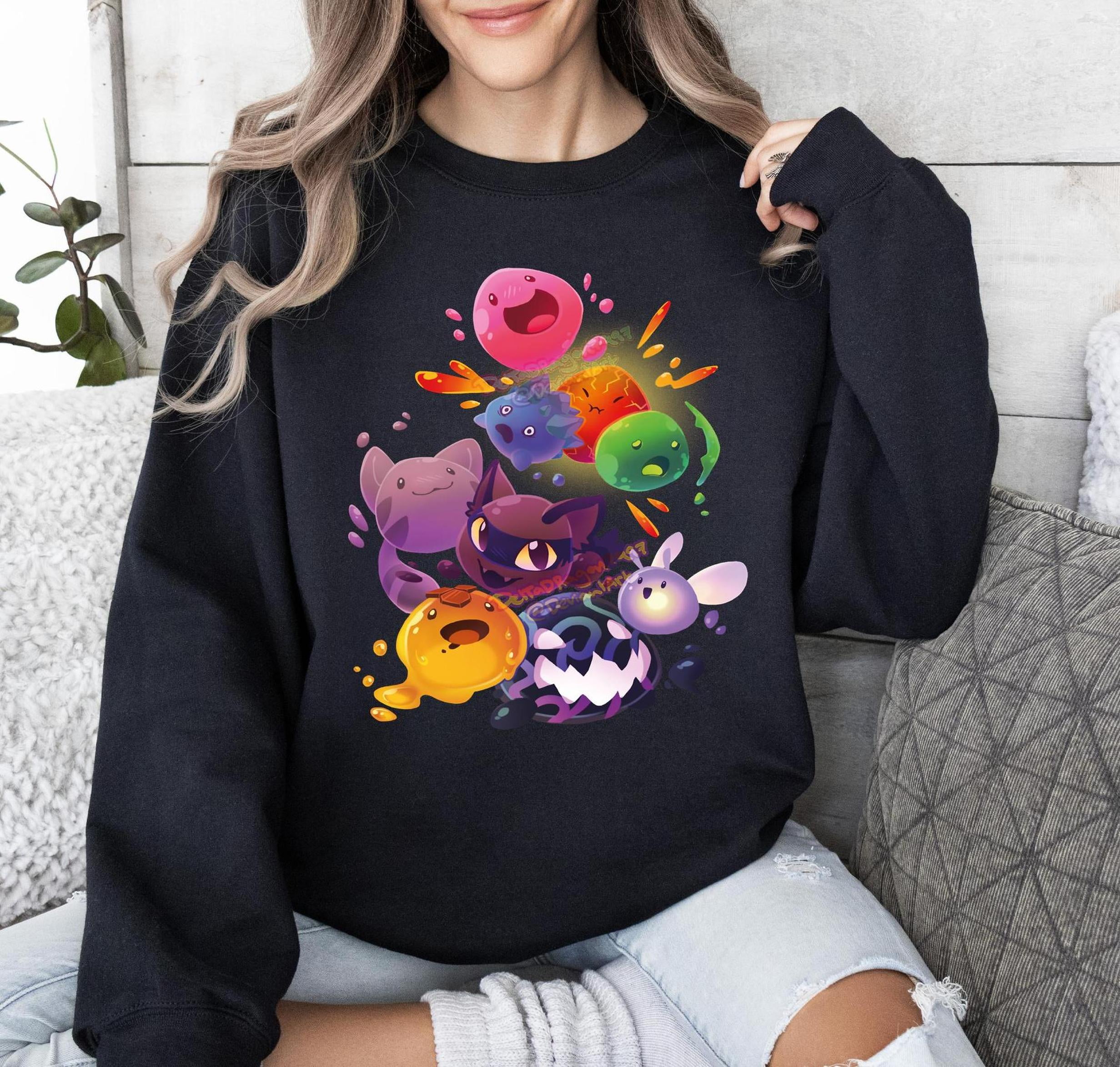Slime Rancher MMMERCH Puddle Slime, Sweatshirt, ANANDHIS - Walmart.com