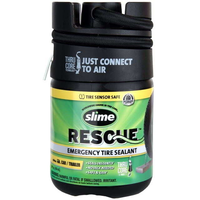 Slime Rescue-Emergency Tire Repair Sealant 14oz - Walmart Business Supplies