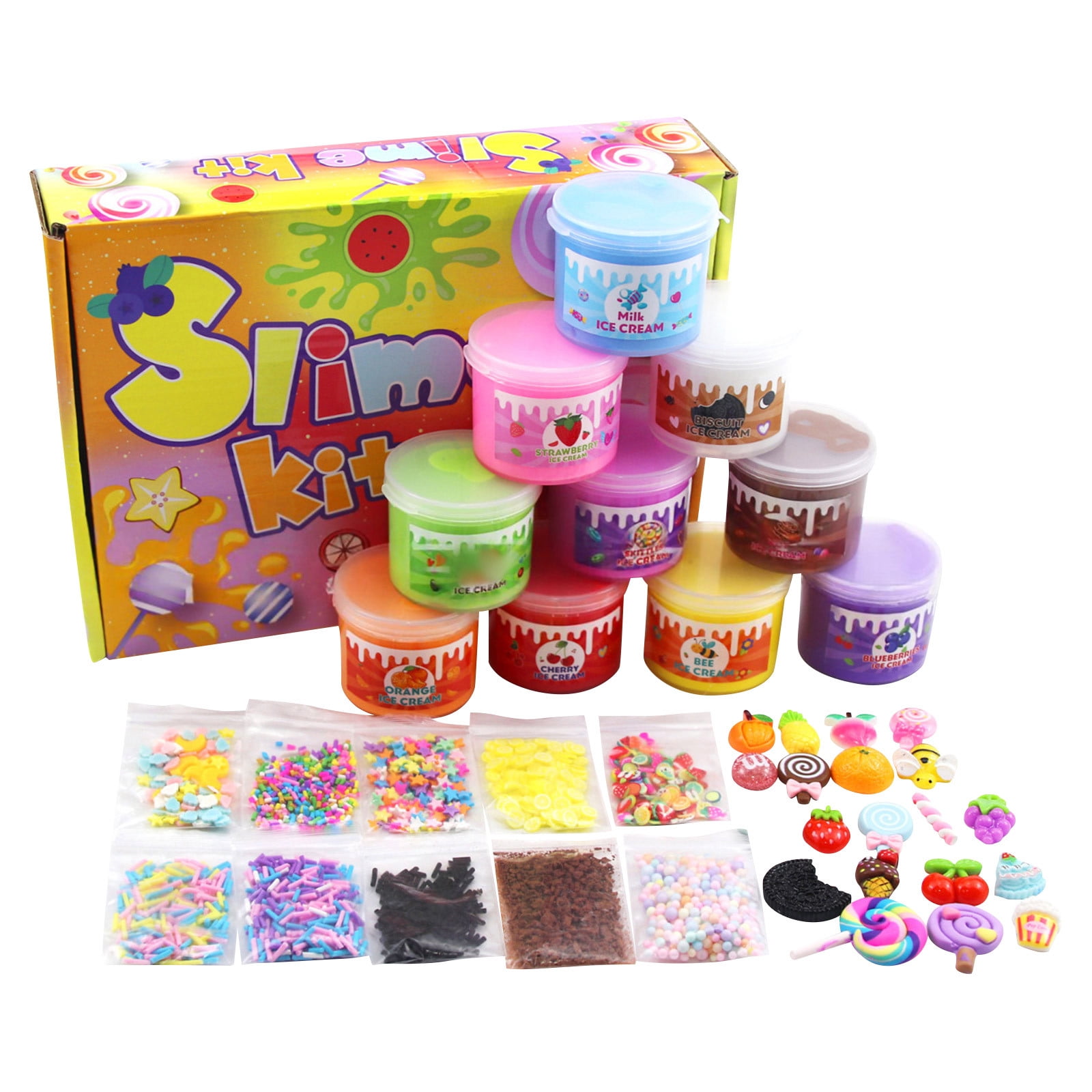 Slime Slime 10 Pack - Bulk Cake Butter Kits, Premium gui gui Slime, Non ...