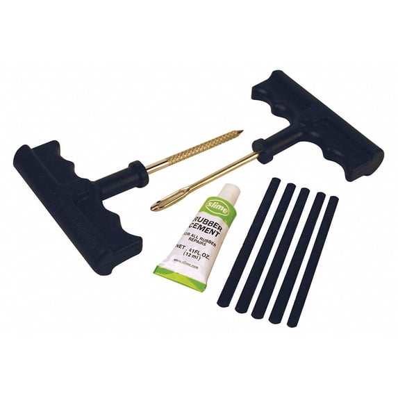 Slime Heavy Duty T-Handle Tire Plug Repair Set, 8 Pc. Kit 1034-A ...