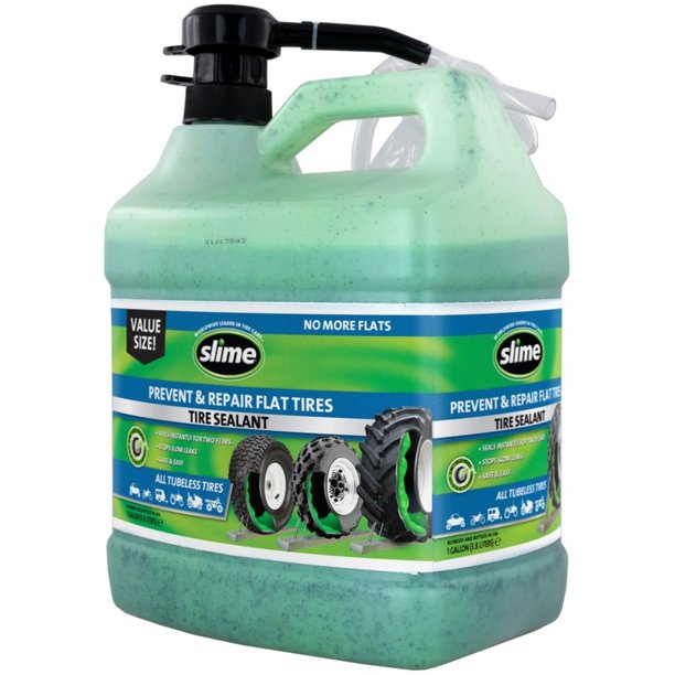 Slime Tire Sealant,Jug with Pump,1 gal. 10163 - Walmart Business Supplies
