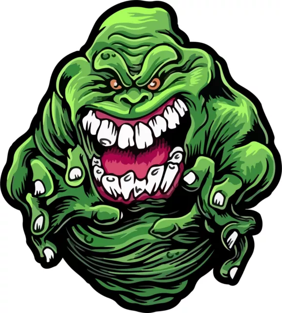 Slimer Evil Ghostbusters Sticker Usa Decal Truck Window Bumper Car ...