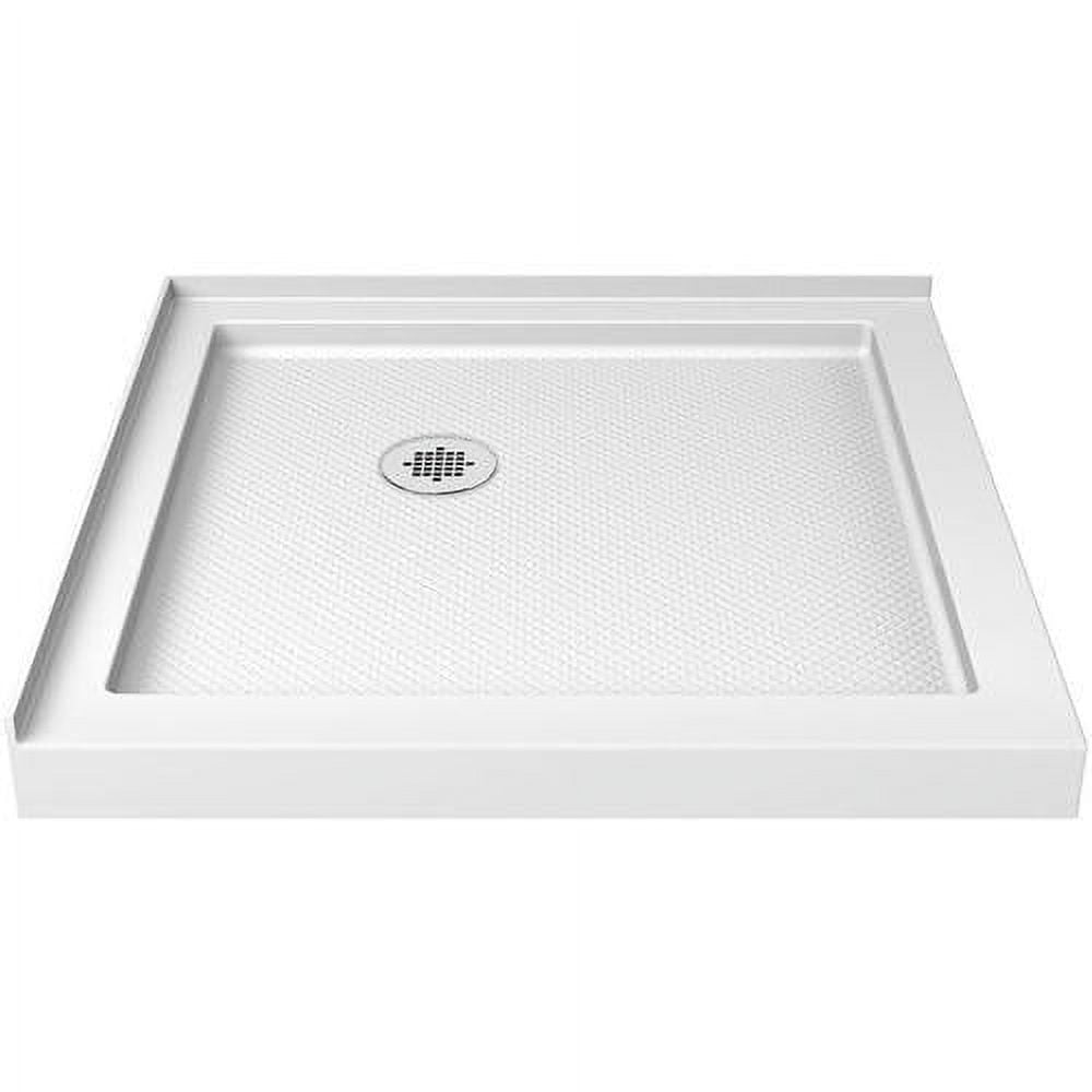 SlimLine 32 in. D x 32 in. W x 2 3/4 in. H Corner Drain Double ...