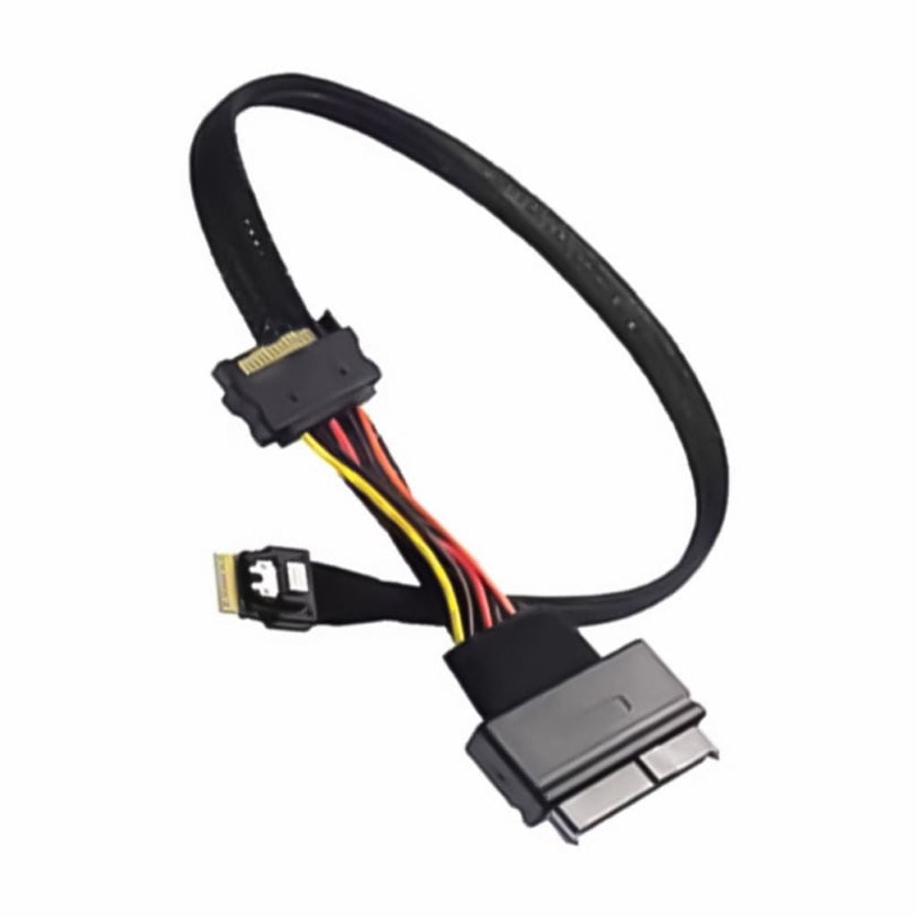 Slimline PCIe SFF-8654 4i Male to SFF8639 U2U3 SSDs Connectors Cable ...