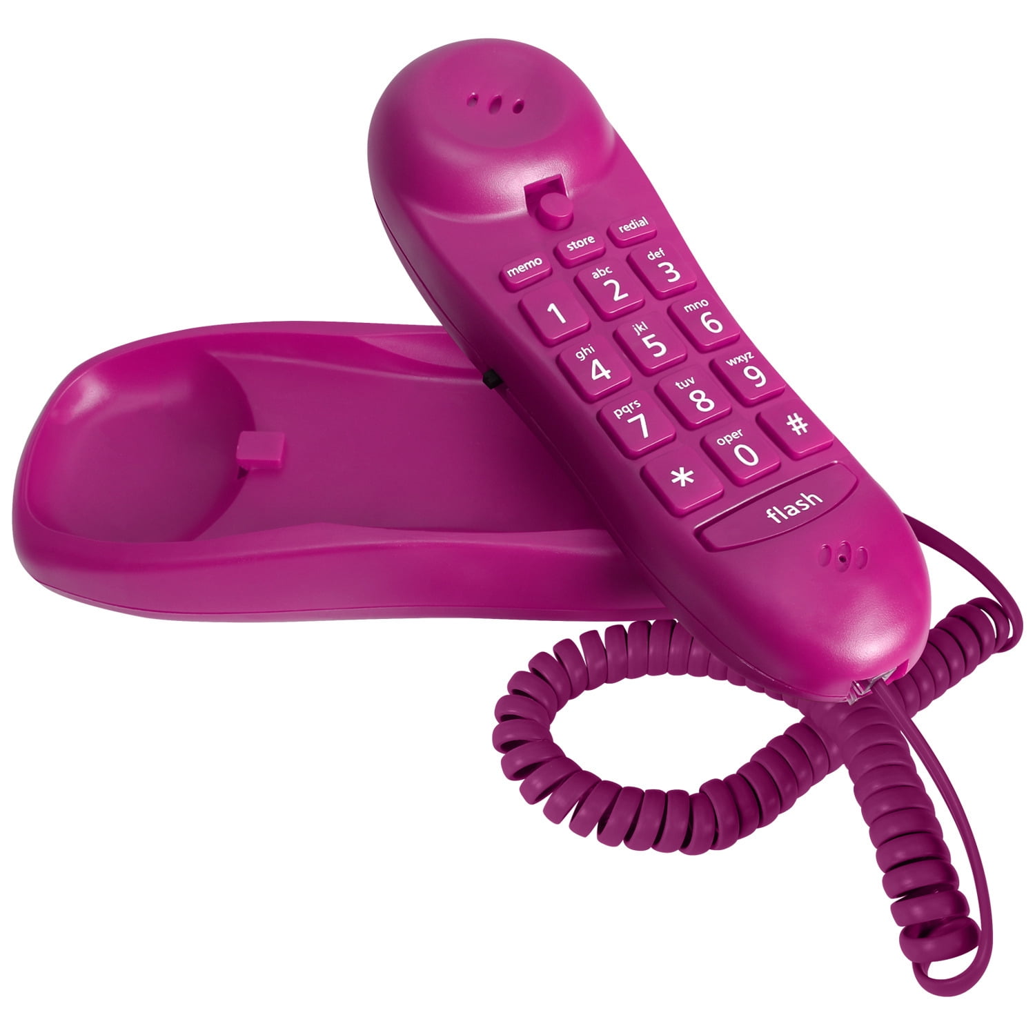 Blue Donuts Slimline Purple Landline Phone, Corded, Home Use, Desk and ...