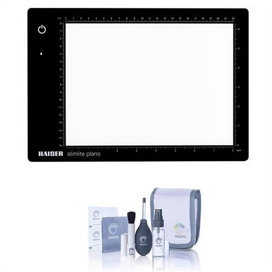 Slimlite Plano 5000K 8x11" Battery/AC Lightbox with Cleaning Kit ...