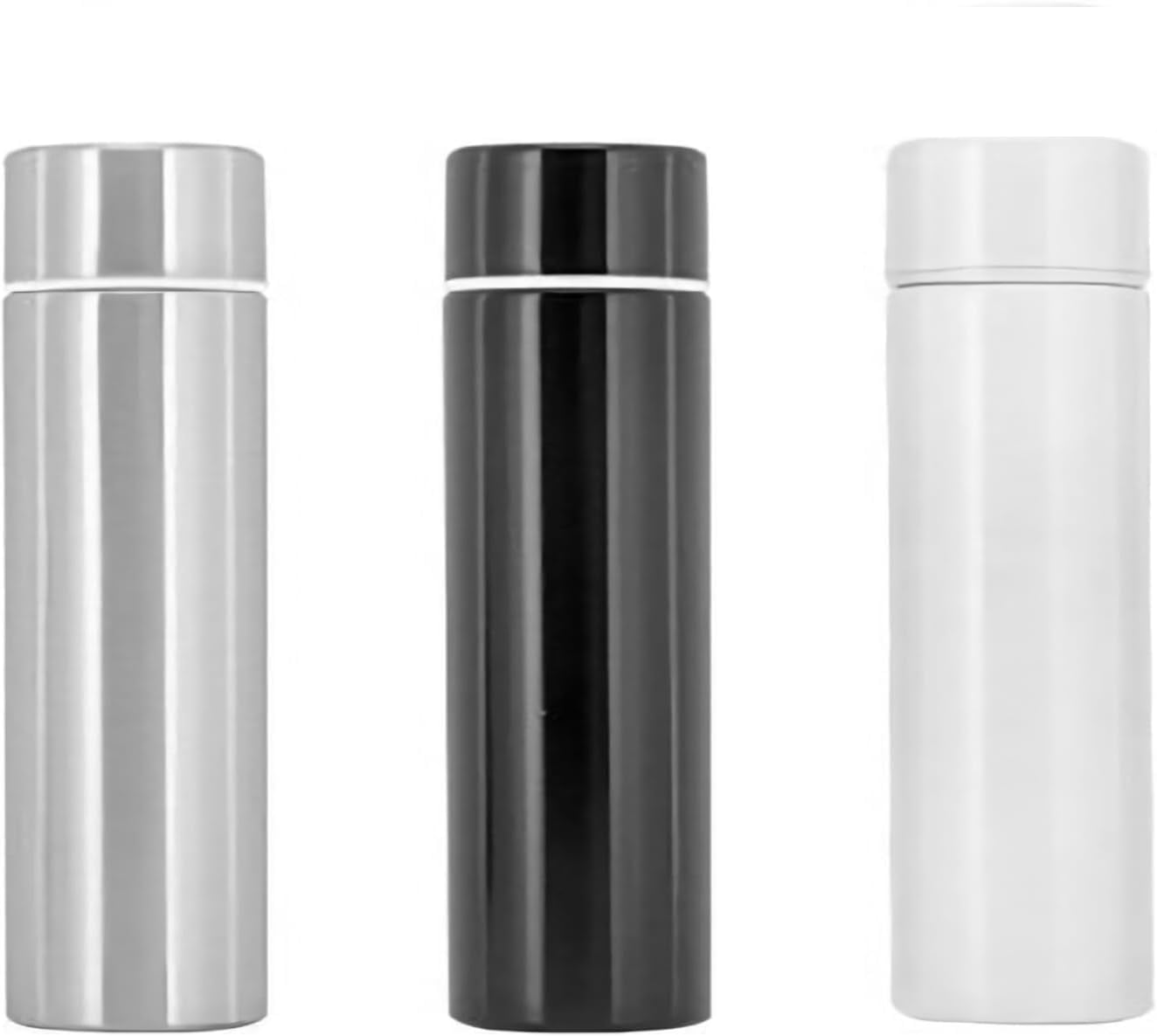 Reusable Slim Stainless Steel Water Bottle, Insulated, Leakproof ...