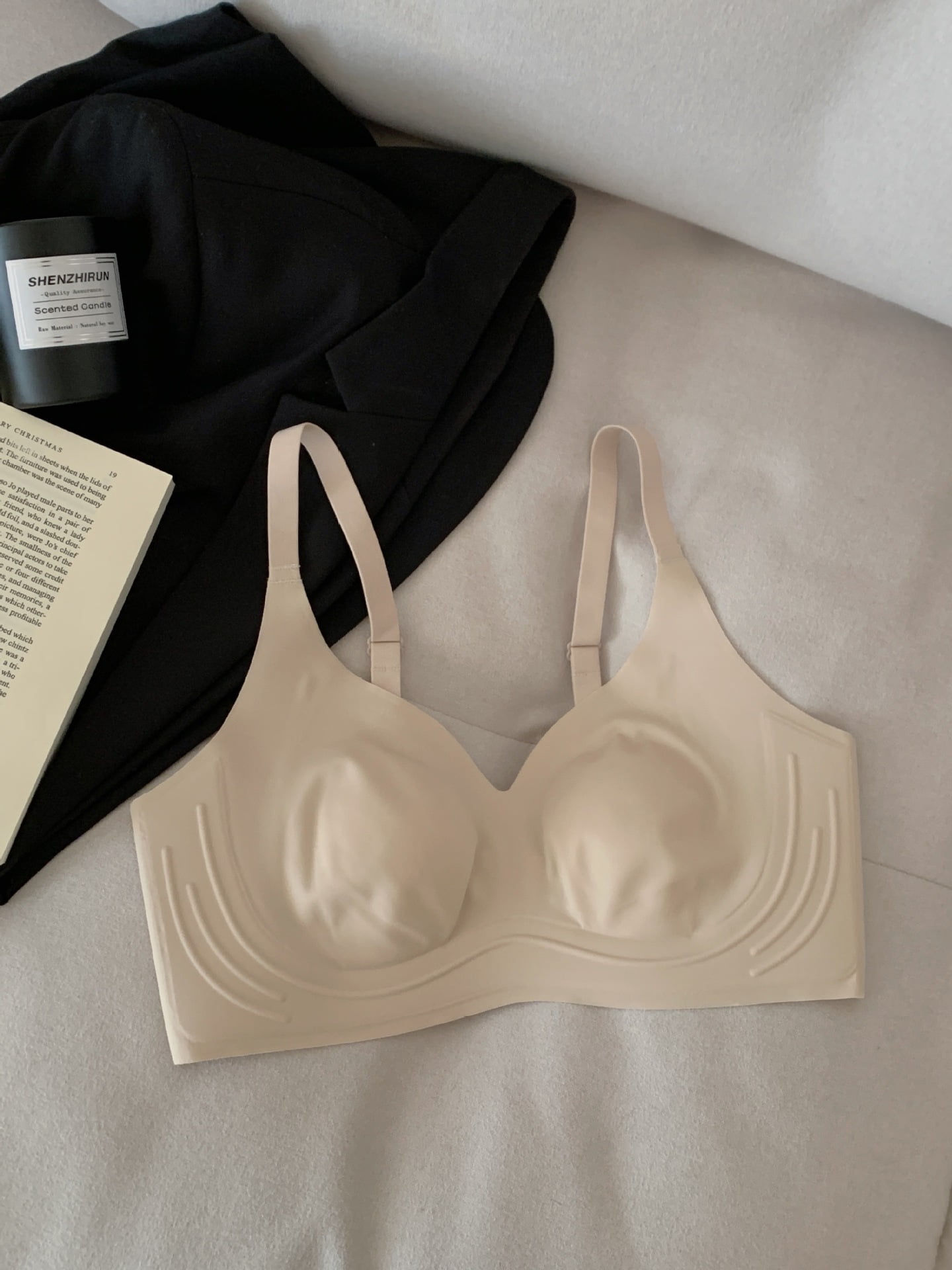 Slimming Wireless Bra With Seamless Design For Women, Featuring A ...