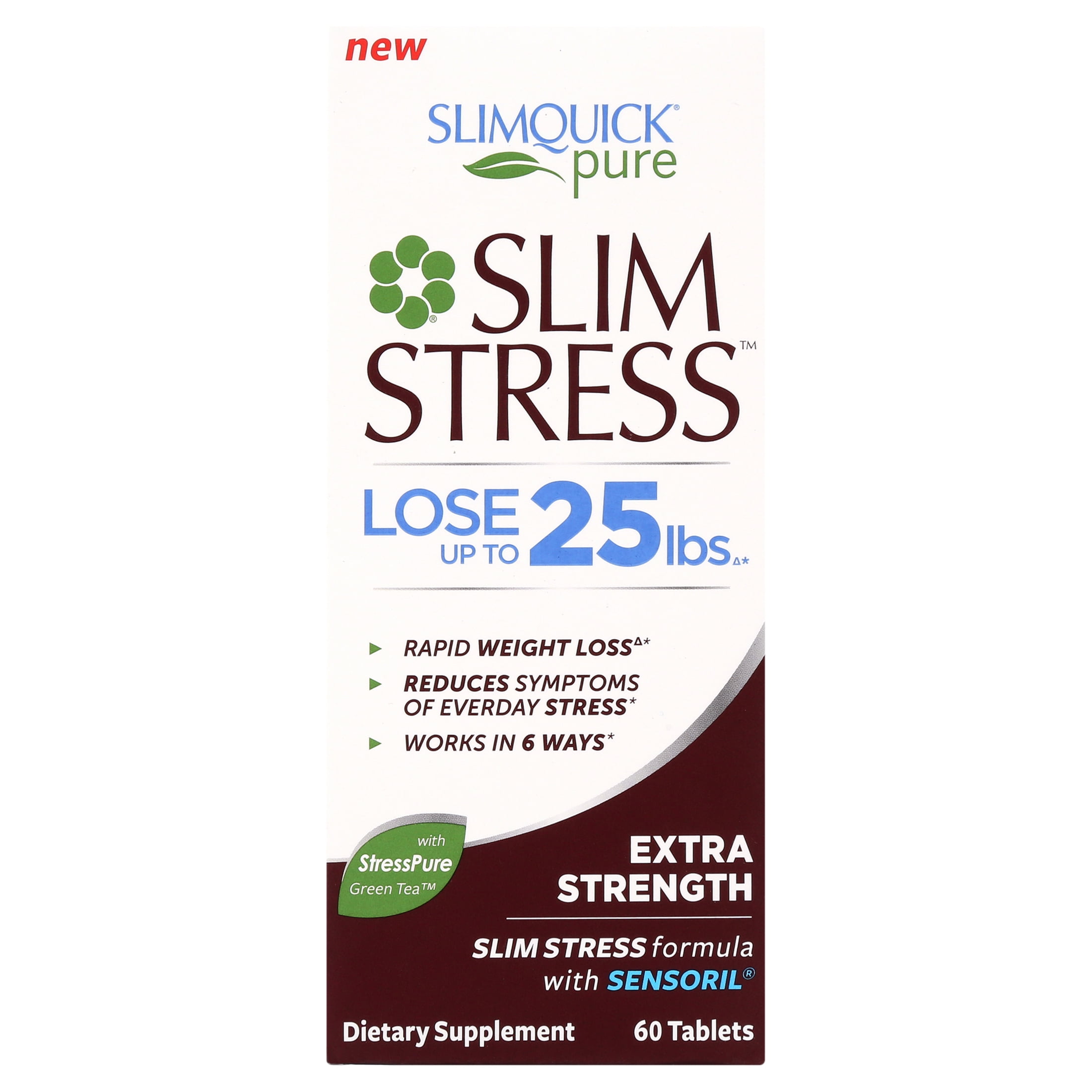 Slimquick Pure Weight Loss Dietary Supplement Extra Strength Caplets ...
