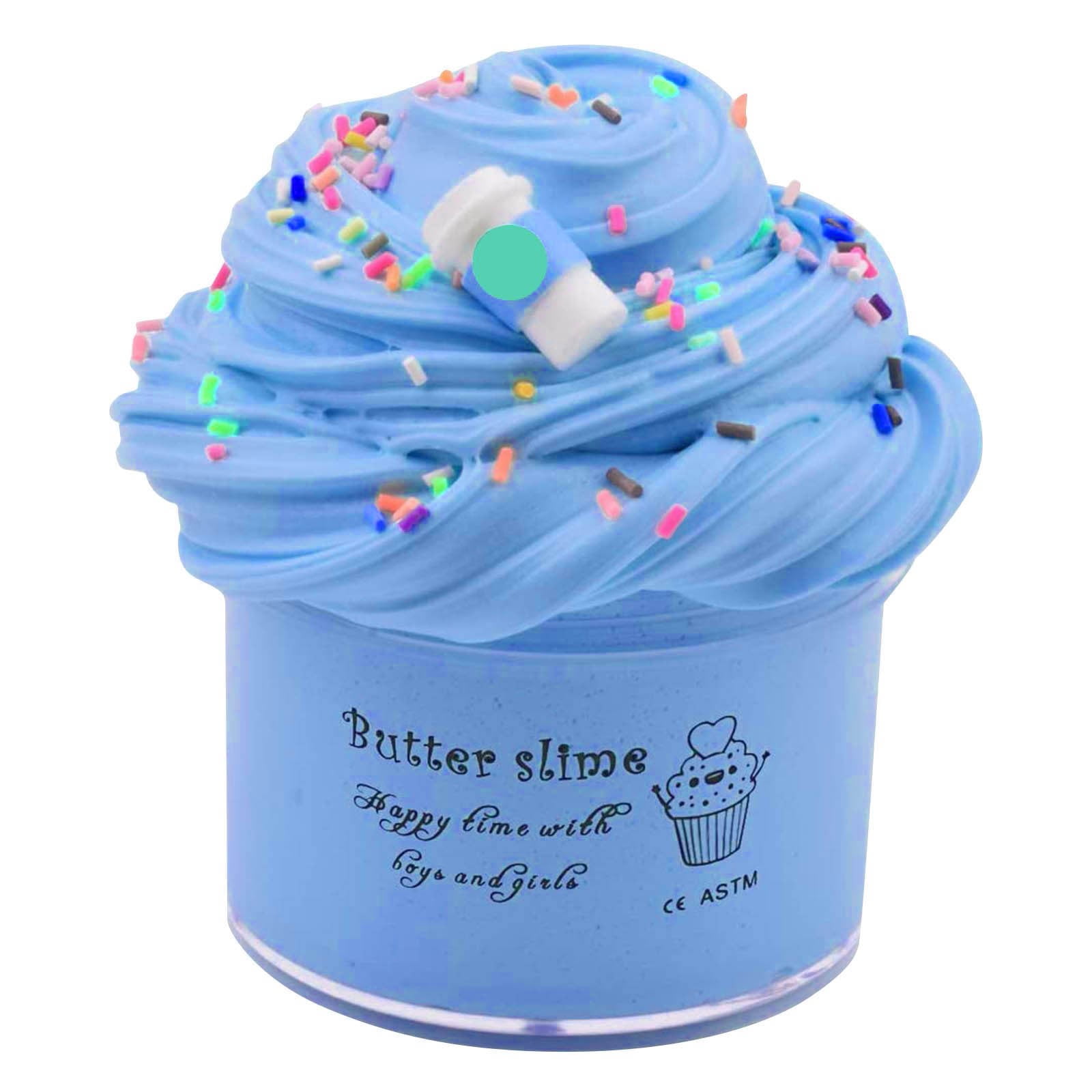 Slimy Sparkle Fairy Slime Super Soft Butter Slime, Color Mixing Cloud ...