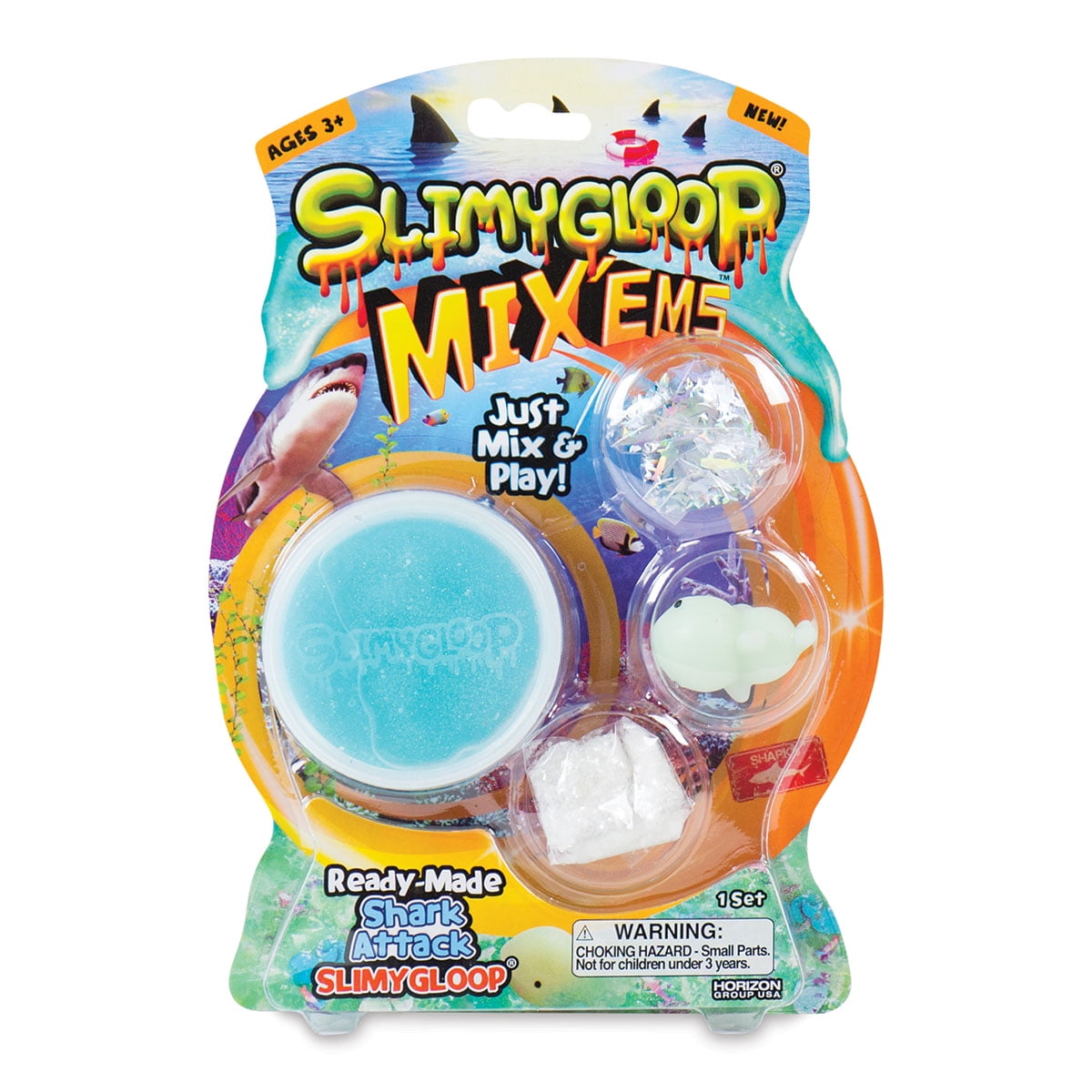 SlimyGloop Mix’Ems - Shark Attack - Walmart.com