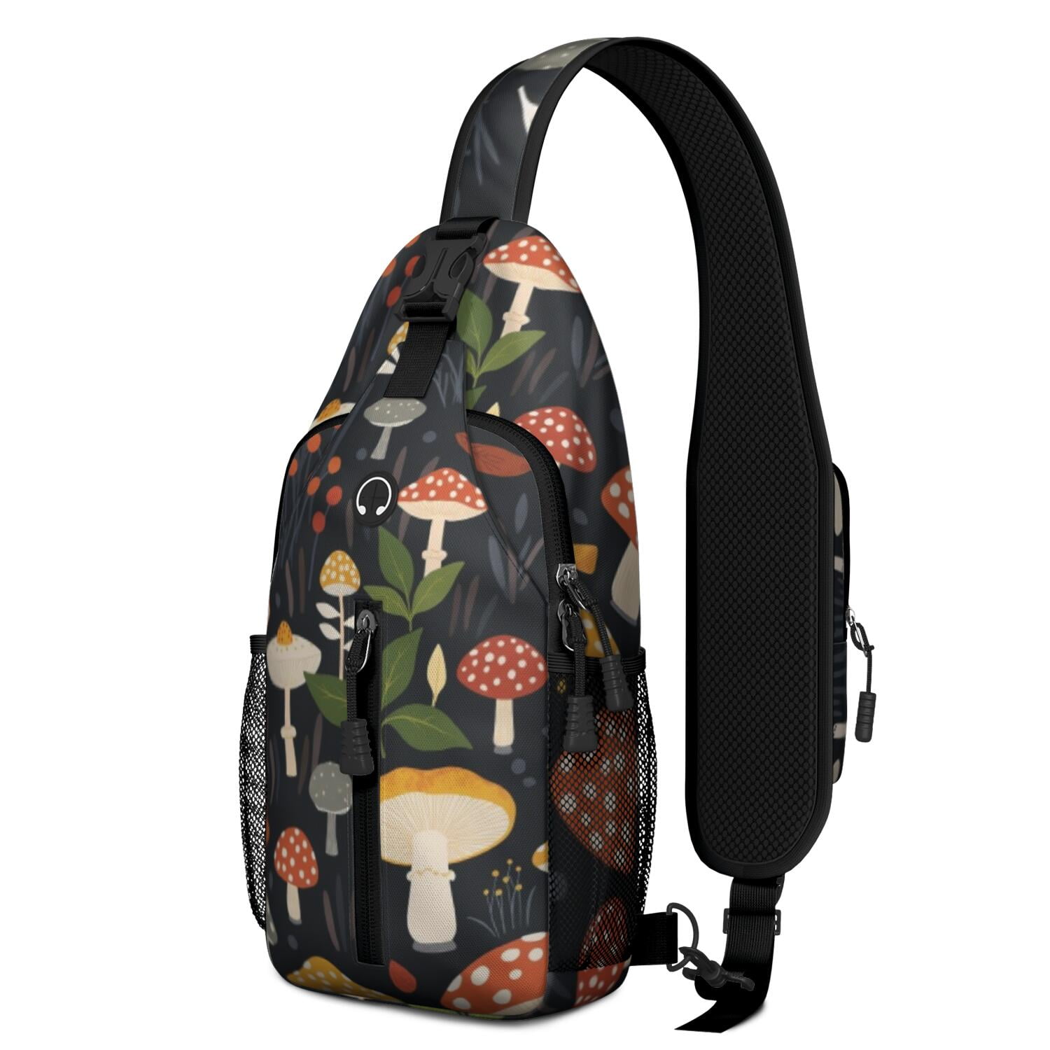Sling Backpack Mushroom Hiking Daypack Crossbody Backpack Purse for Men Women - Walmart.com