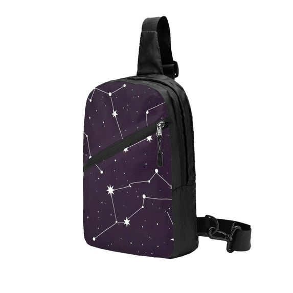 Sling Backpack Travel Hiking Daypack Universe Constellation Foldable ...